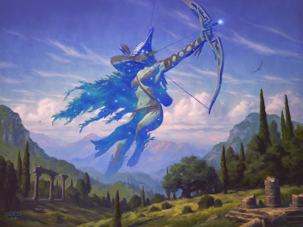 Nylea, Keen-Eyed MtG Art from Theros Beyond Death Set by Chris Rahn ...