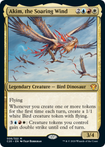 Akim, the Soaring Wind MtG Art from Commander 2020 Set by Filip ...