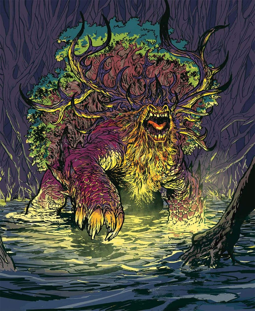 Brokkos, Apex of Forever MtG Art from Ikoria Set by Daniel Warren ...