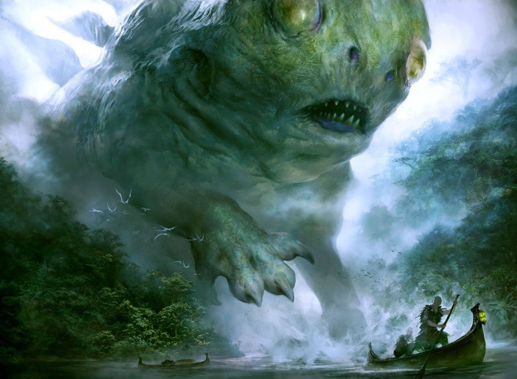 Colossification (Variant) MtG Art from Ikoria Set by Mathias Kollros ...