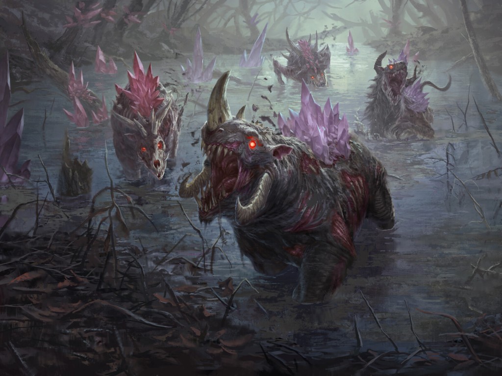 Dredge the Mire MtG Art from Commander 2020 Set by Lie Setiawan - Art ...
