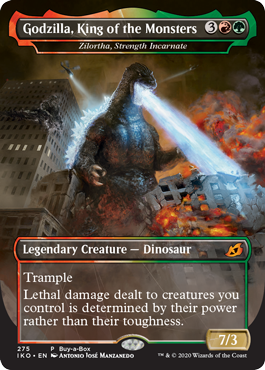 Godzilla, King of Monsters MtG Art from Ikoria Set by Antonio José ...