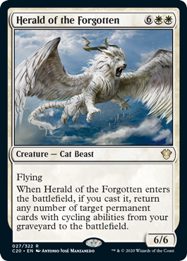 Herald of the Forgotten MtG Art from Commander 2020 Set by Antonio José ...