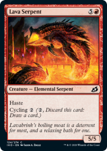 Lava Serpent MtG Art from Ikoria Set by Jason A. Engle - Art of Magic ...