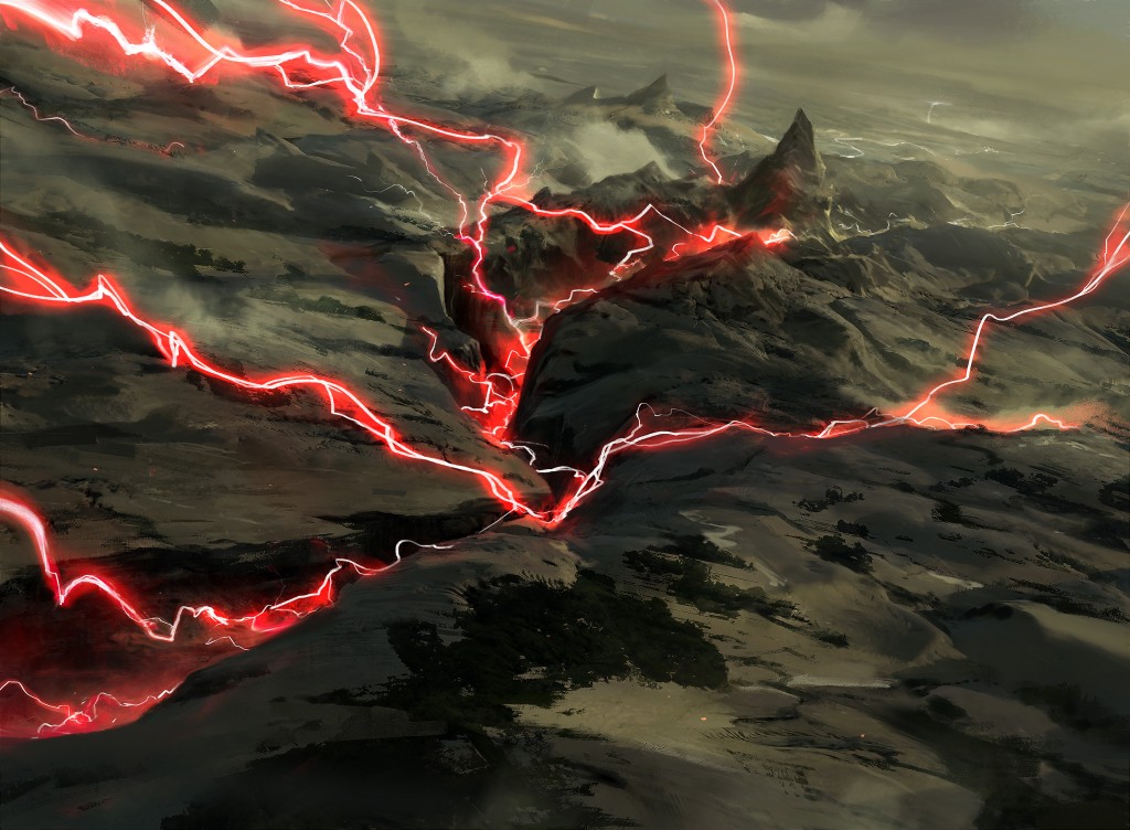 Lightning Rift MtG Art from Commander 2020 Set by Paul Scott Canavan ...