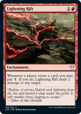 Lightning Rift MtG Art from Commander 2020 Set by Paul Scott Canavan ...