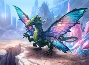 Sprite Dragon MtG Art from Ikoria Set by Gabor Szikszai - Art of Magic ...