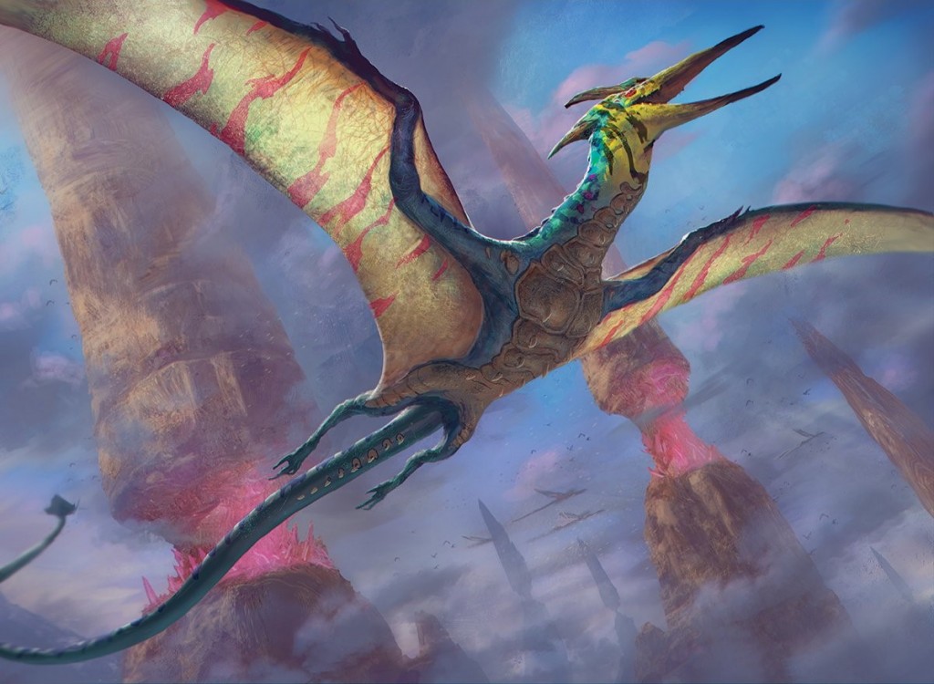 Wingfold Pteron MtG Art from Ikoria Set by Johann Bodin - Art of Magic ...