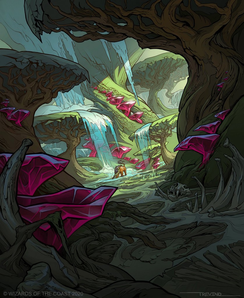 Zagoth Triome (Variant) MtG Art from Ikoria Set by Robbie Trevino - Art ...