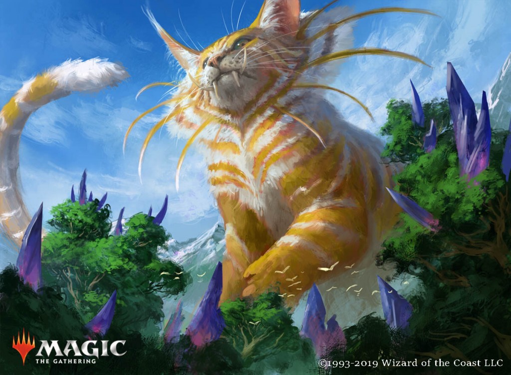 Colossification MtG Art from Ikoria Set by Johan Grenier - Art of Magic ...