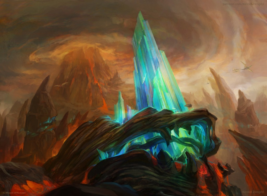 Raugrin Crystal MtG Art from Ikoria Set by Kirsten Zirngibl - Art of ...