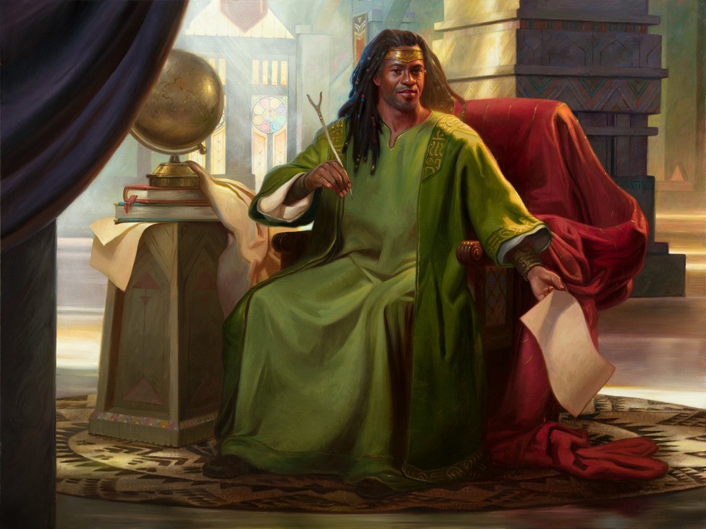 Mangara, the Diplomat MtG Art from Core Set 2021 Set by Howard Lyon ...