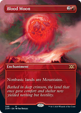 Blood Moon MtG Art from Double Masters Set by Jim Pavelec - Art of ...