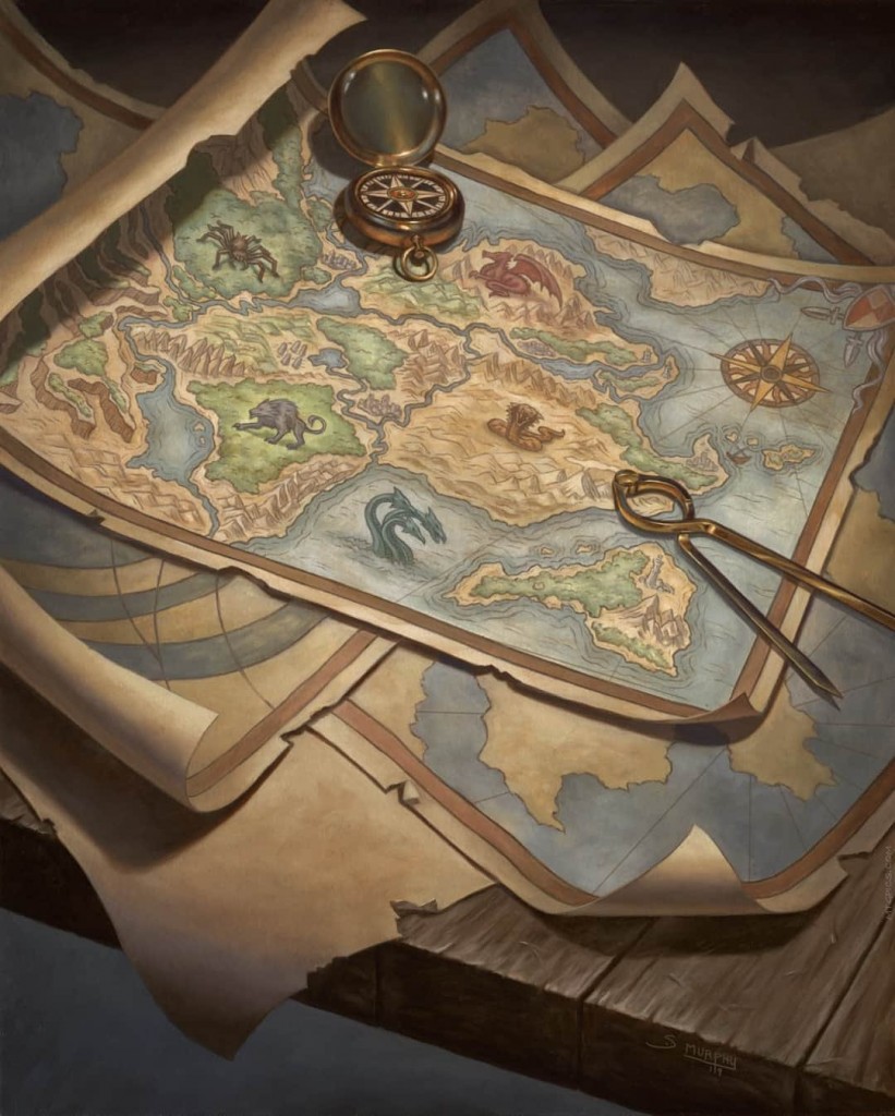 Expedition Map MtG Art from Double Masters Set by Scott Murphy - Art of ...
