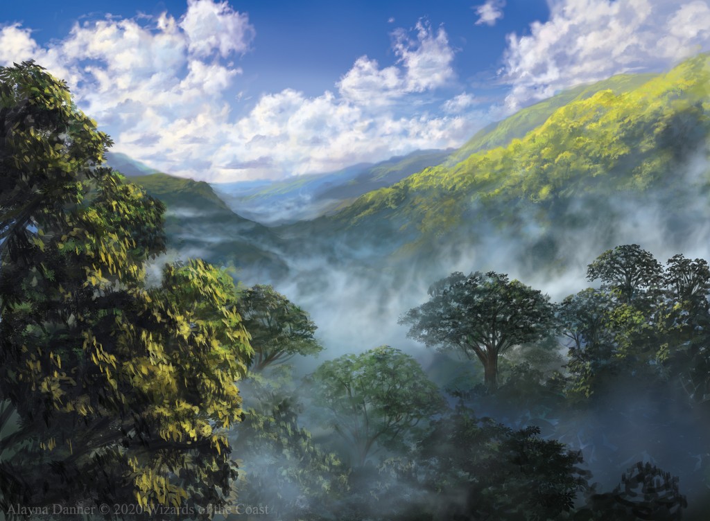 Forest MtG Art from Core Set 2021 Set by Alayna Danner - Art of Magic ...