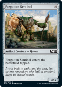 Forgotten Sentinel MtG Art from Core Set 2021 Set by Joe Slucher - Art ...