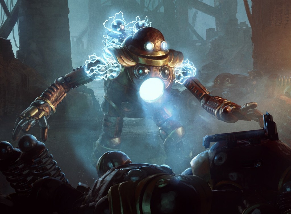 Lightning-Core Excavator MtG Art from Jumpstart Set by Cristi Balanescu ...