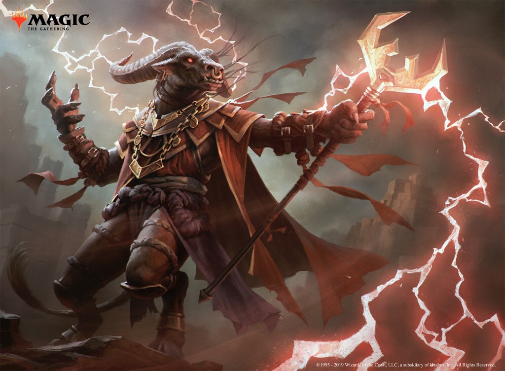 Lightning Visionary MtG Art from Jumpstart Set by Bryan Sola - Art of ...