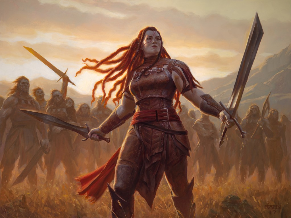 Radha, Heart of Keld MtG Art from Core Set 2021 Set by Chris Rahn - Art of Magic: the Gathering