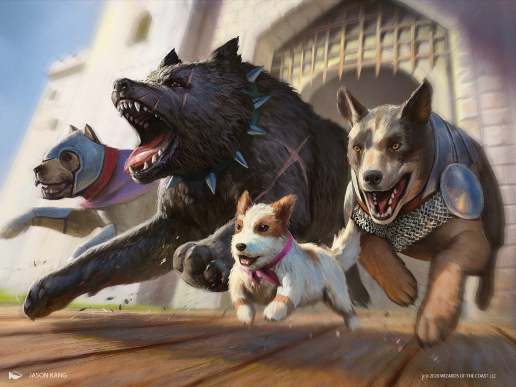 Release the Dogs MtG Art from Jumpstart Set by Jason Kang - Art of ...