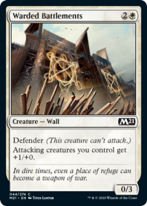 Warded Battlements MtG Art from Core Set 2021 Set by Titus Lunter - Art ...