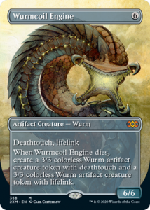 Wurmcoil Engine MtG Art from Double Masters Set by Carl Critchlow - Art ...