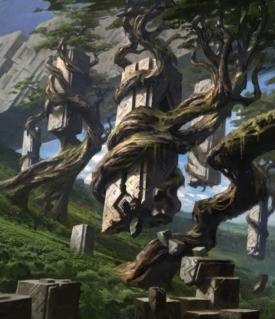 Forest MtG Art from Zendikar Rising Set by Adam Paquette - Art of Magic ...