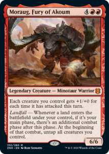 Moraug, Fury of Akoum MtG Art from Zendikar Rising Set by Rudy Siswanto ...