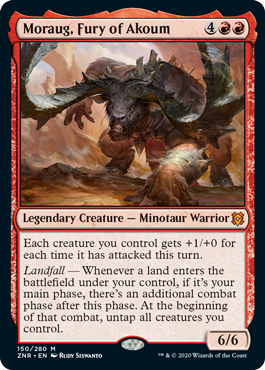 Moraug, Fury of Akoum MtG Art from Zendikar Rising Set by Rudy Siswanto ...