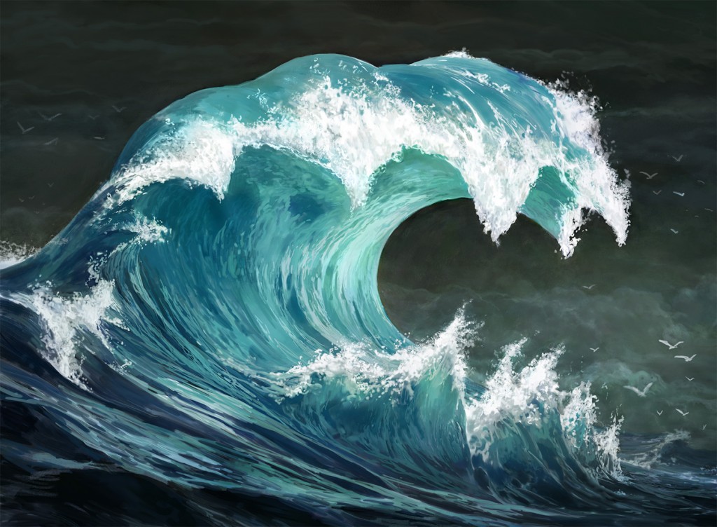 Risen Riptide MtG Art from Zendikar Rising Set by Zezhou Chen - Art of ...