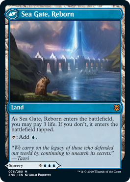 Sea Gate, Reborn MtG Art from Zendikar Rising Set by Adam Paquette ...