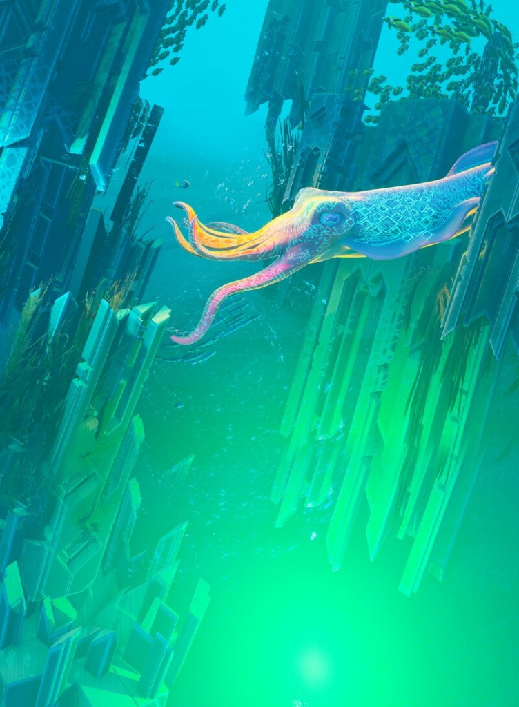 Skyclave Squid Variant MtG Art from Zendikar Rising Set by Tyler Smith ...