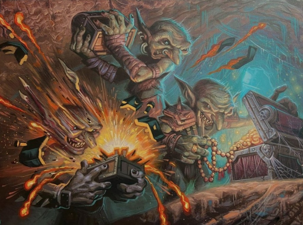 Explosion of Riches MtG Art from Commander Legends Set by Chris Seaman ...
