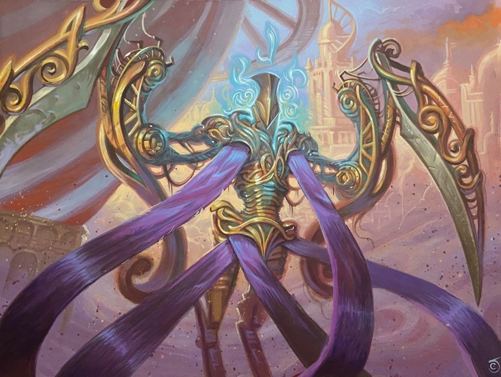 Mindless Automaton MtG Art from Commander Legends Set by Chris Seaman ...