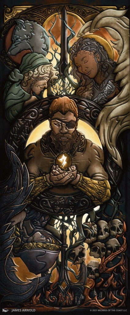 Ascent of the Worthy MtG Art from Kaldheim Set by James Arnold - Art of ...