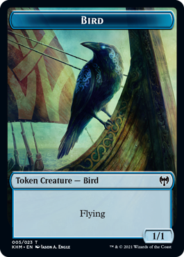 Bird Token MtG Art from Kaldheim Set by Jason A. Engle - Art of Magic ...