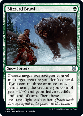 Blizzard Brawl MtG Art from Kaldheim Set by Manuel Castañón - Art of ...