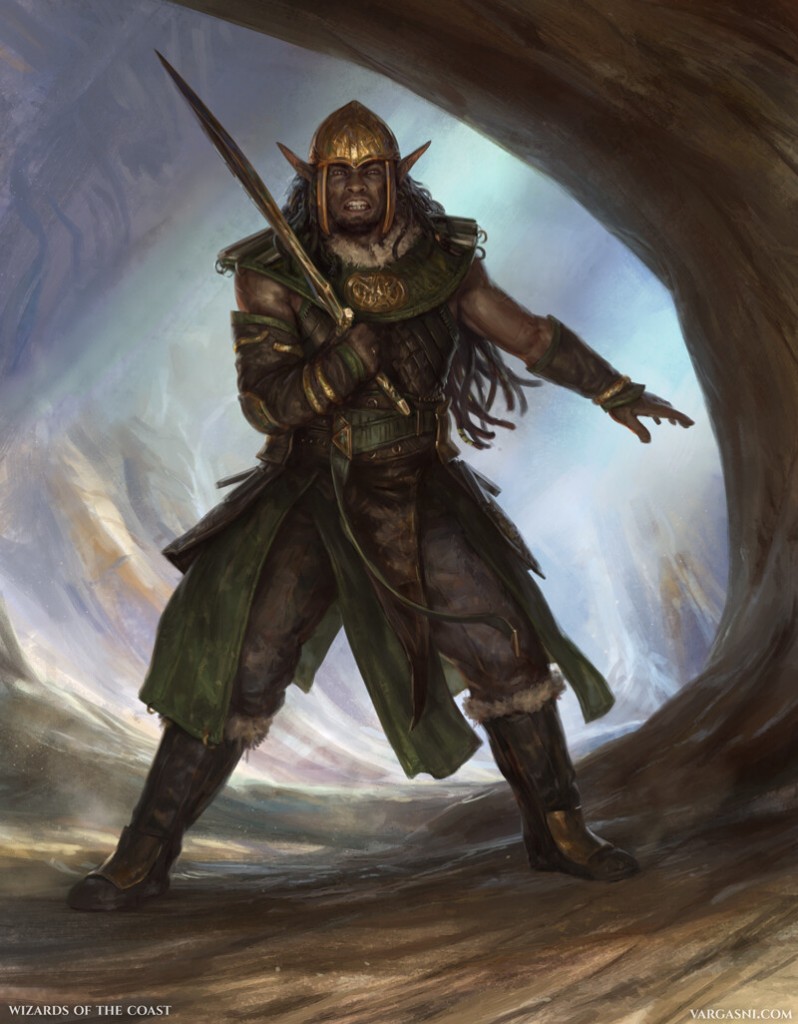 Elf Warrior Token MtG Art from Kaldheim Set by Randy Vargas - Art of ...