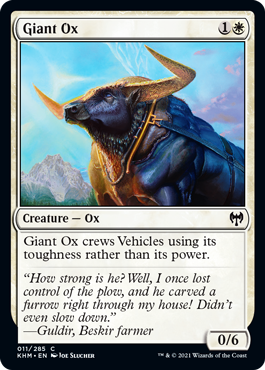 Giant Ox MtG Art from Kaldheim Set by Joe Slucher - Art of Magic: the ...