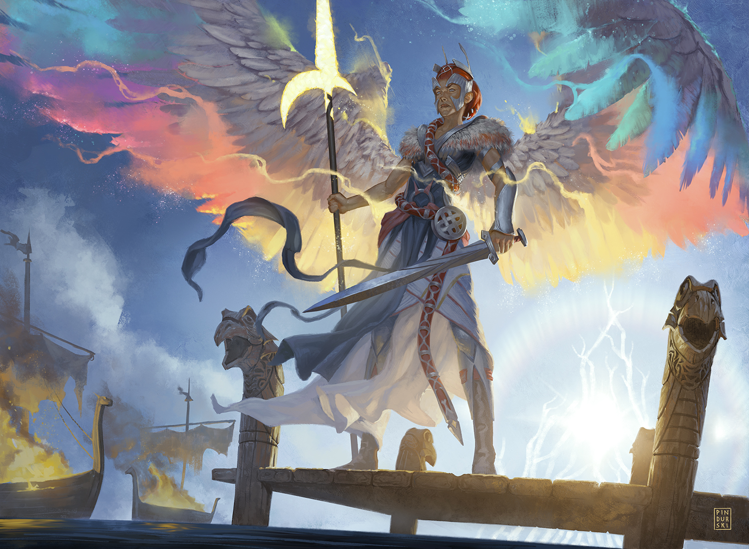 Glorious Protector MtG Art from Kaldheim Set by PINDURSKI - Art of ...