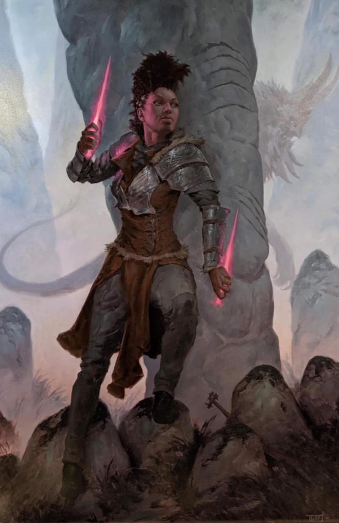 Kaya The Inexorable Mtg Art From Kaldheim Set By Tyler Jacobson Art Of Magic The Gathering