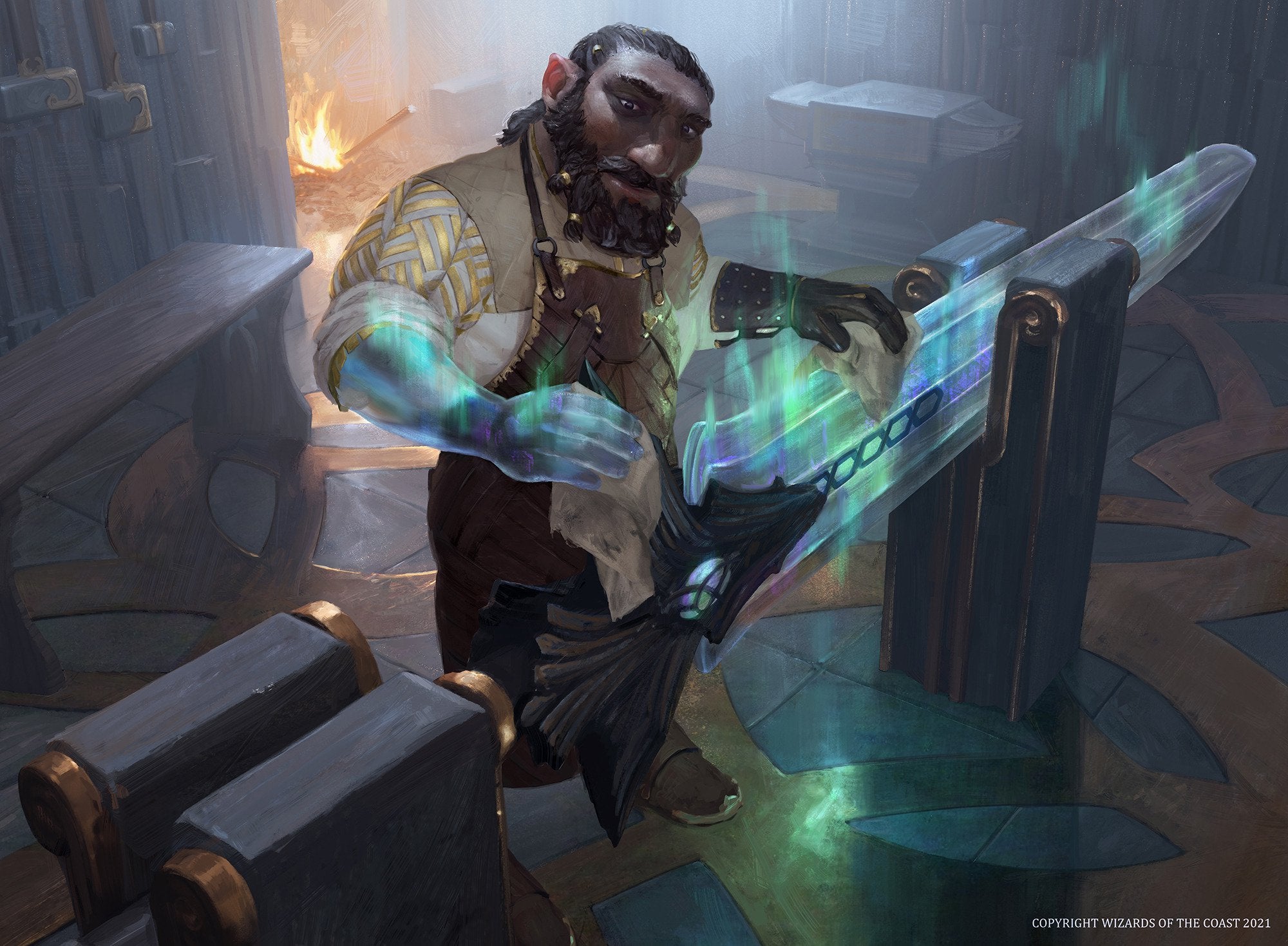 Koll, the Forgemaster MtG Art from Kaldheim Set by Bram Sels - Art of ...