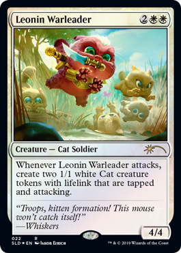 Leonin Warleader MtG Art from Secret Lair Set by Jakob Eirich - Art of ...