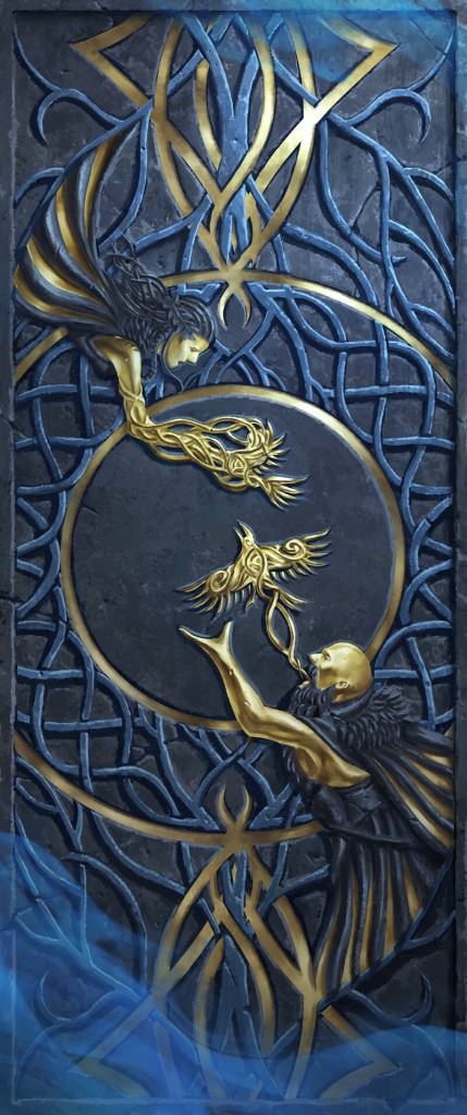 The Raven's Warning MtG Art from Kaldheim Set by Lie Setiawan - Art of ...