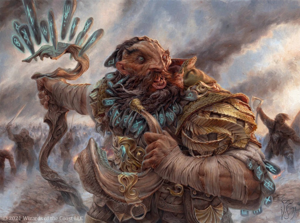 Warchanter Skald MtG Art from Kaldheim Set by Daniel Zrom - Art of ...