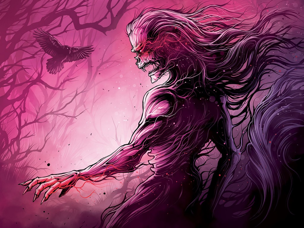 Bloodghast MtG Art from Secret Lair Set by Dan Mumford - Art of Magic ...