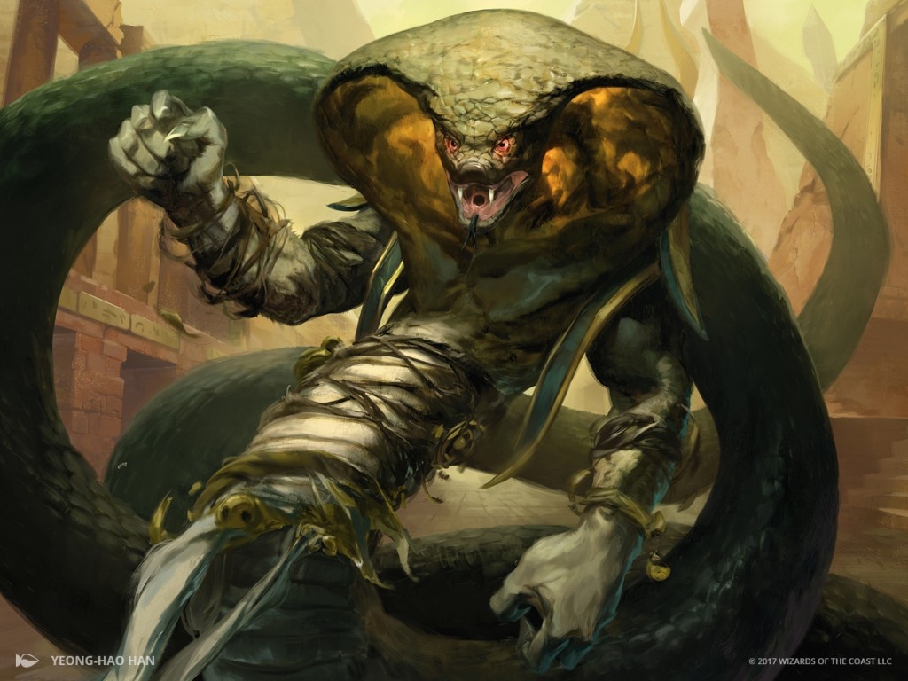 Devotee of Strength MtG Art from Hour of Devastation Set by Yeong-Hao ...
