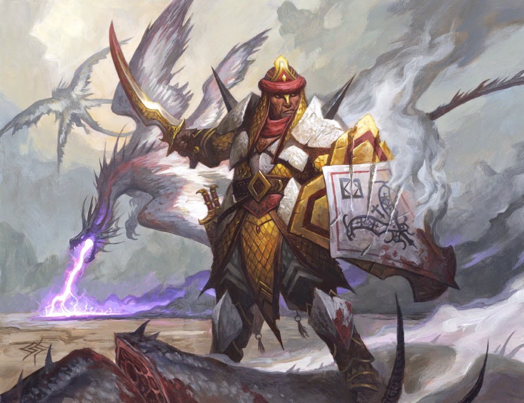 Elite Scaleguard MtG Art from Commander 2016, Fate Reforged Set by ...