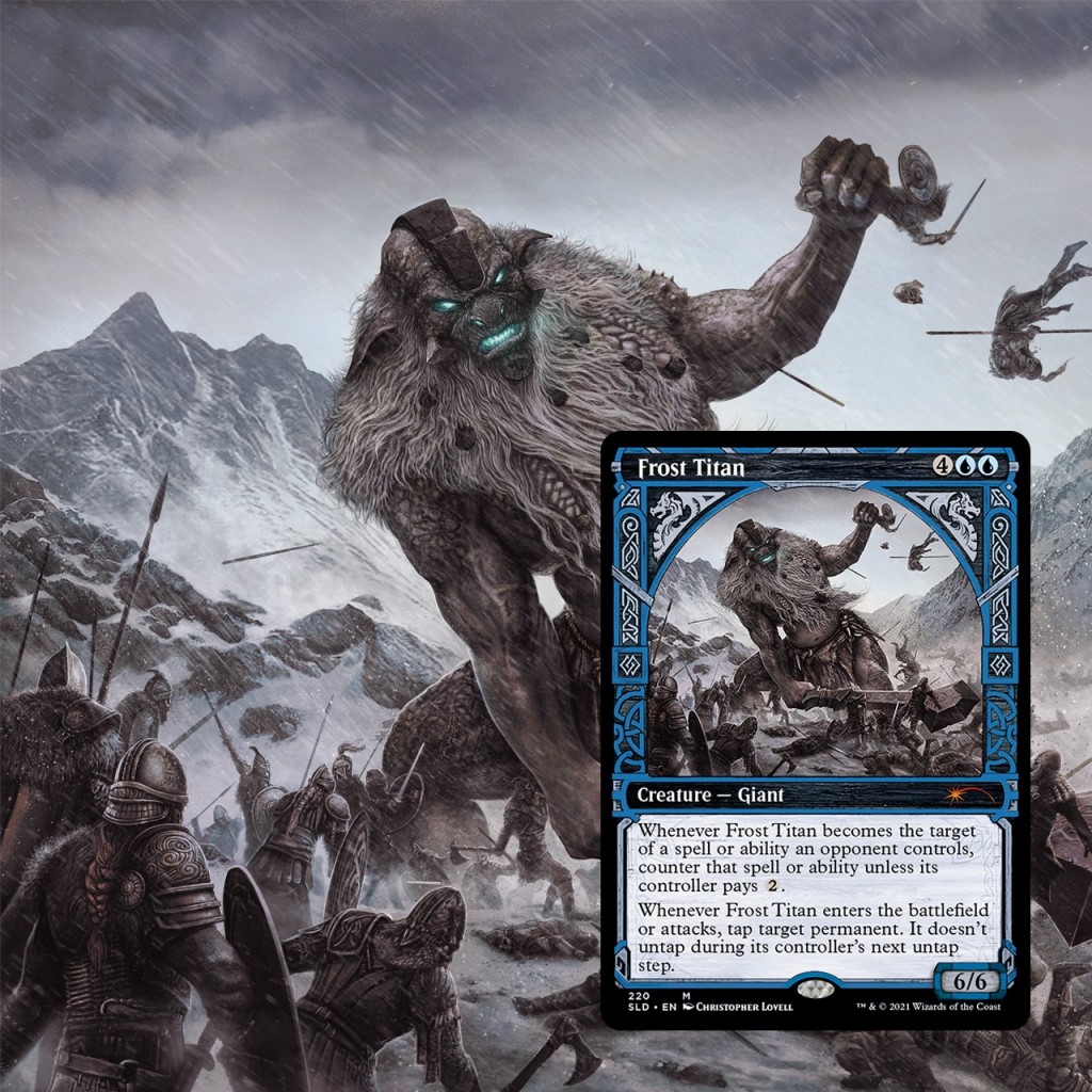 Frost Titan MtG Art from Secret Lair Set by Christopher Lovell - Art of ...