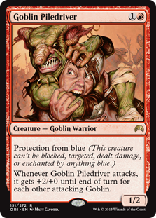Goblin Piledriver MtG Art from Magic Origins, Onslaught Set by Matt ...